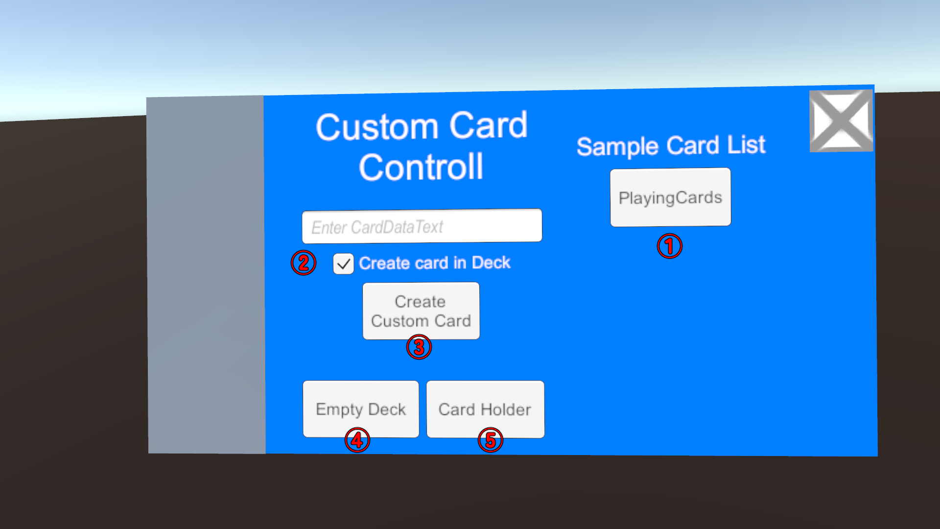 プレイングカード - CatsUdon - VR Analog Game System